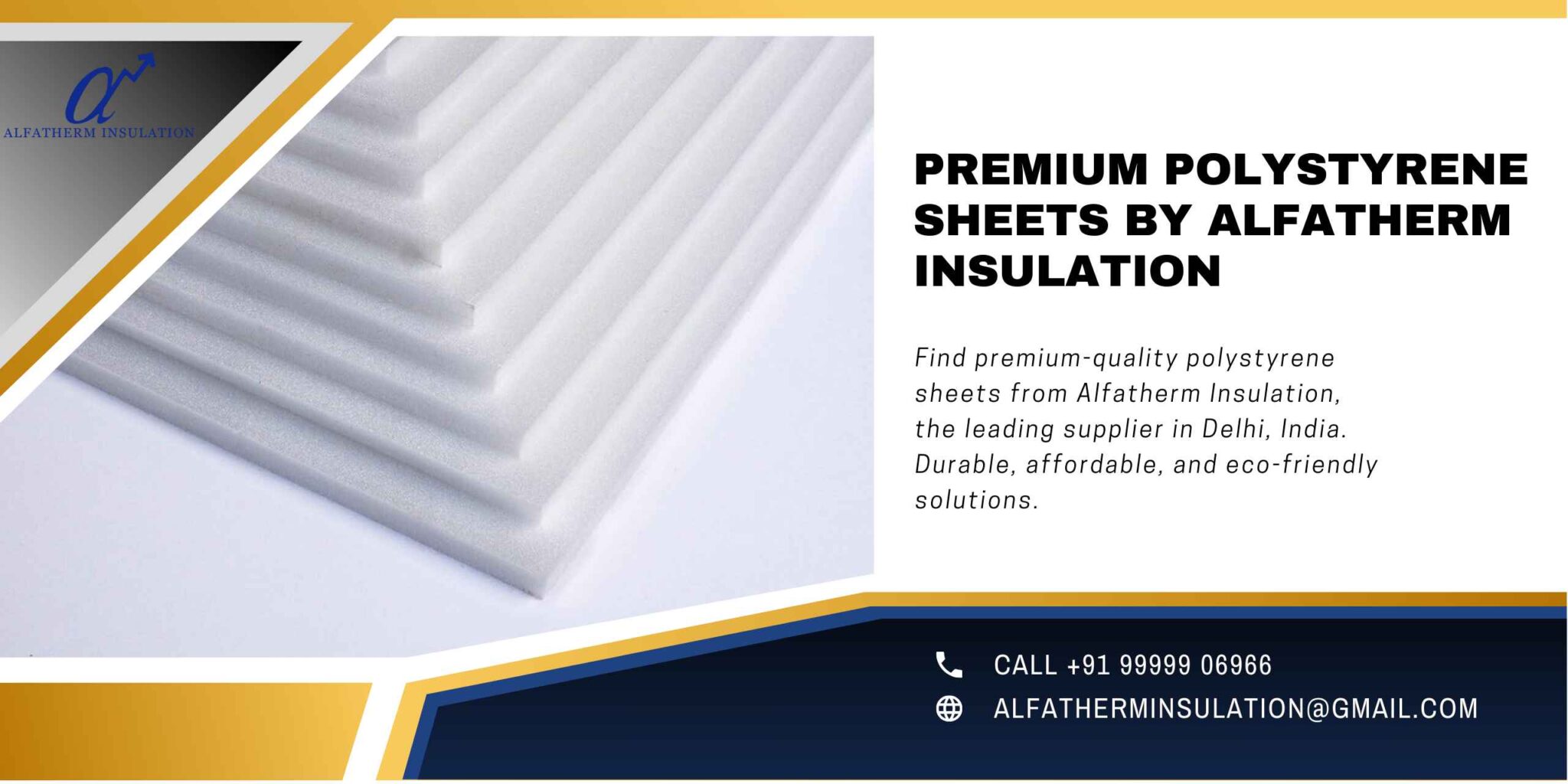 Top Polystyrene Sheets supplier in Delhi - Alfatherm